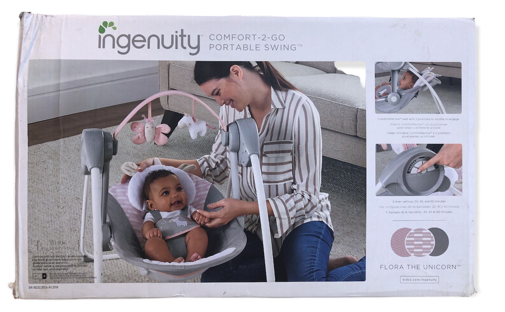 Ingenuity Baby Swing Comfort 2 Go Portable Swing