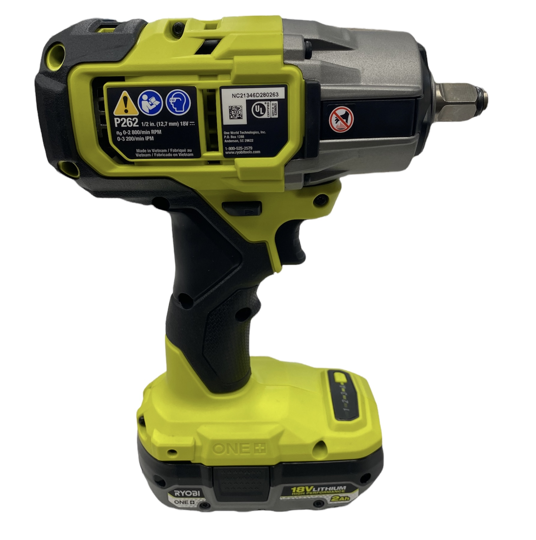 Ryobi Cordless hand tools P262
