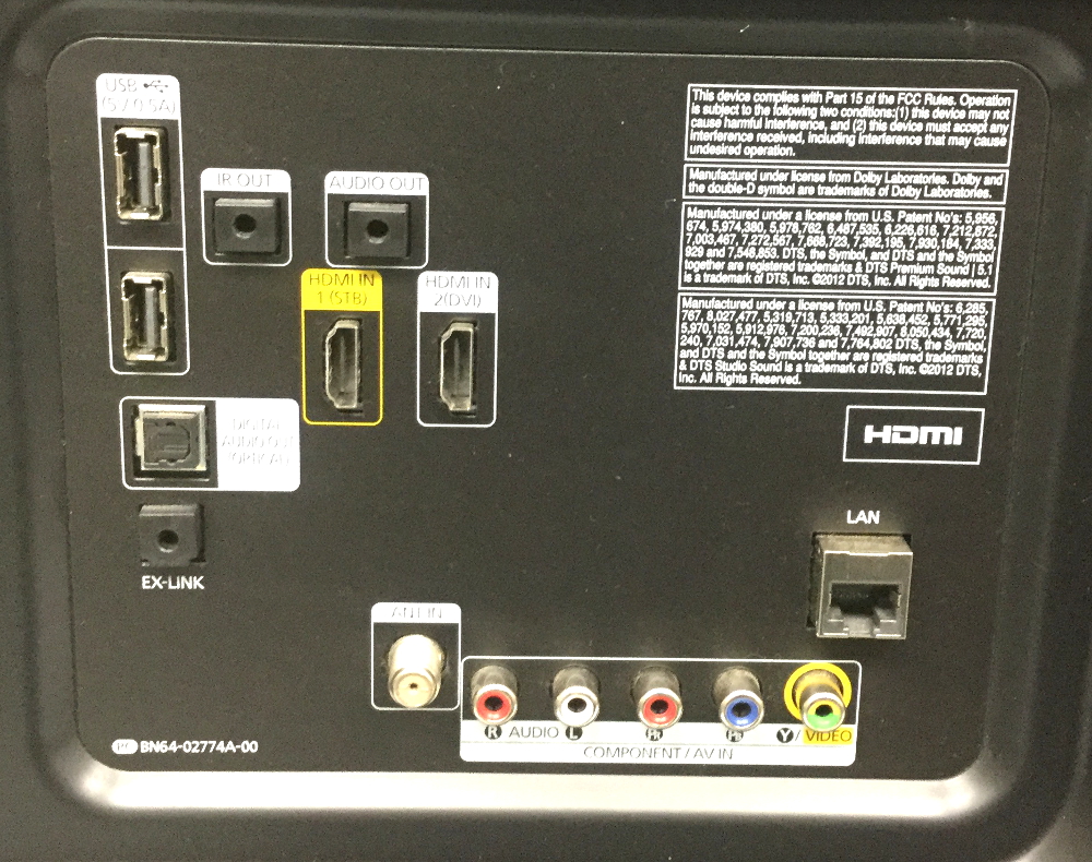 Samsung LED un50h5203afxza