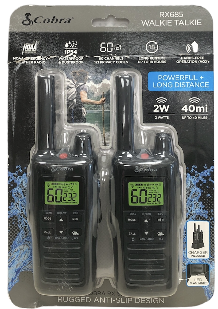 Cobra 2 way radio RX685