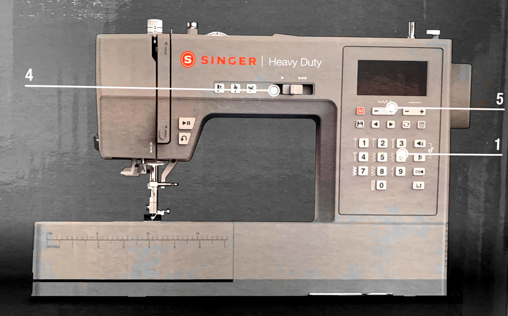 Singer Sewing machine HD6800C (230256)