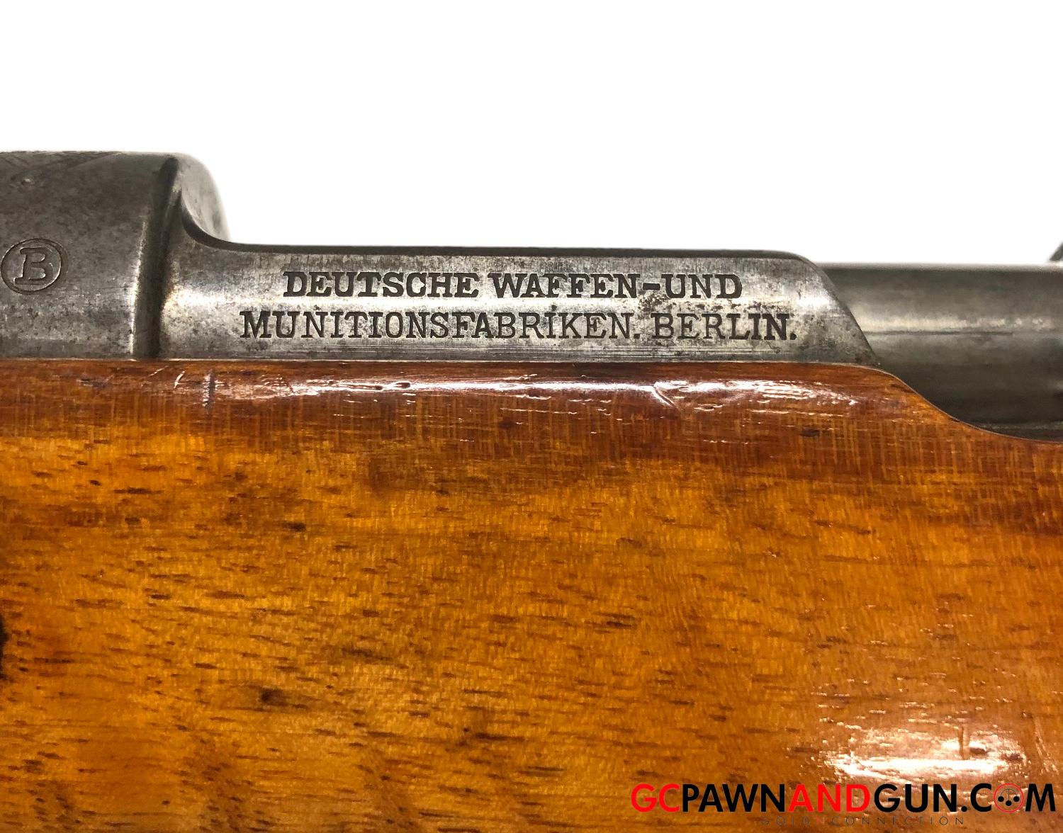 Deutsch Waffen Munitions Mauser Model 1908 Brazilian