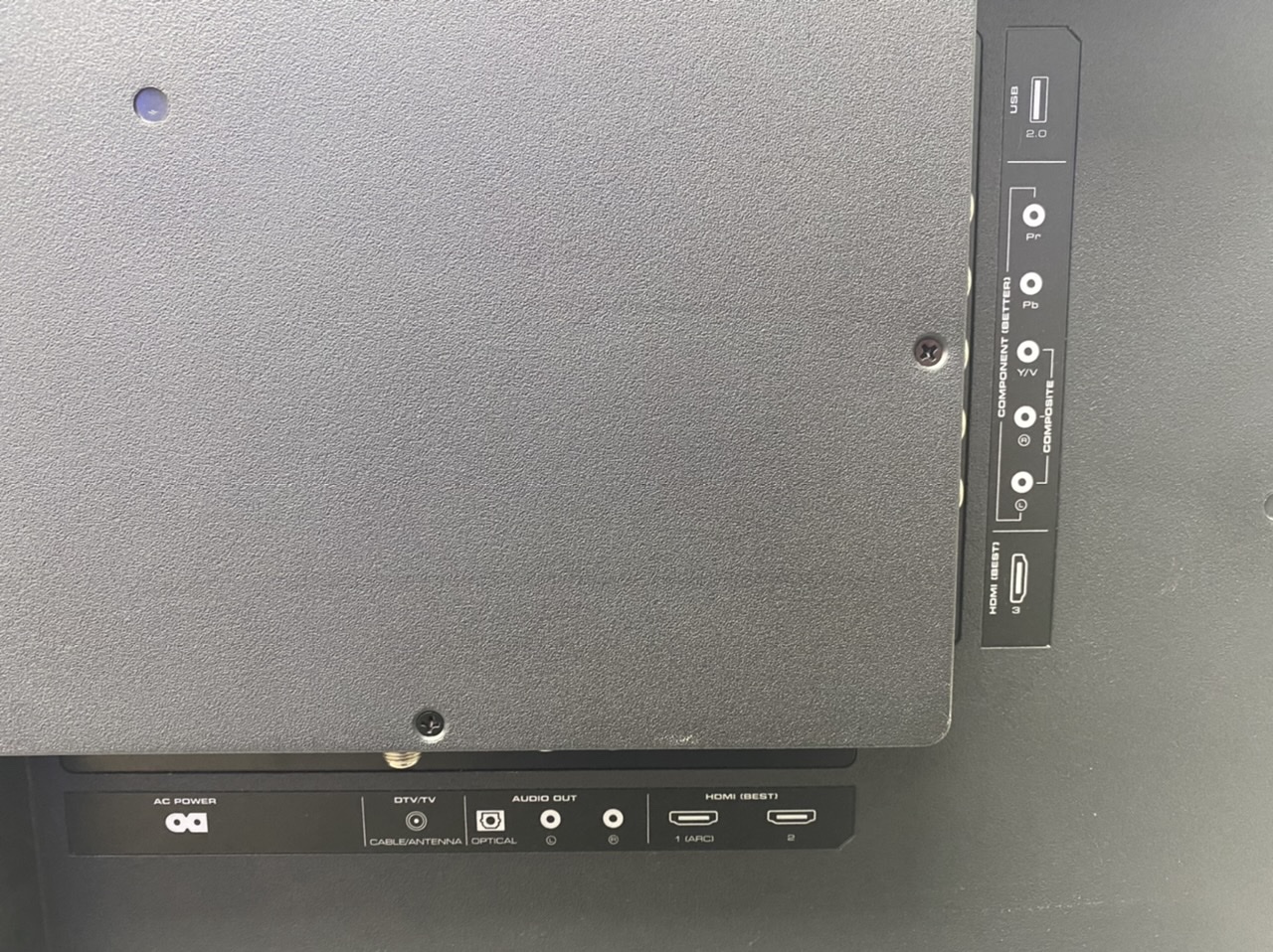vizio back panel