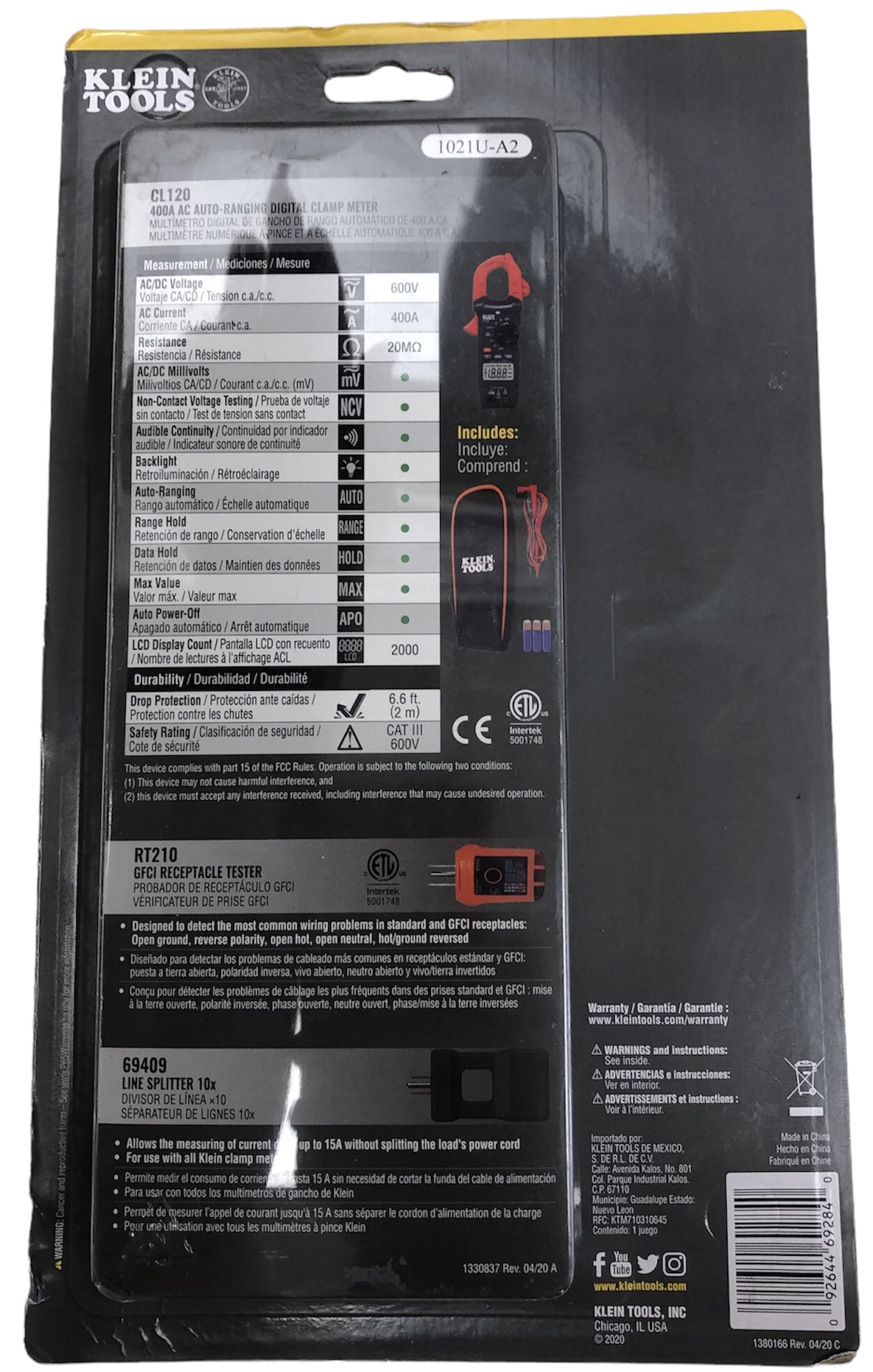 Klein Electrician tools CL120KIT