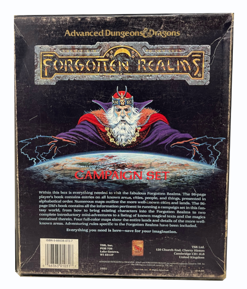 Tsr Books Forgotten Realms Campaign Set #1031